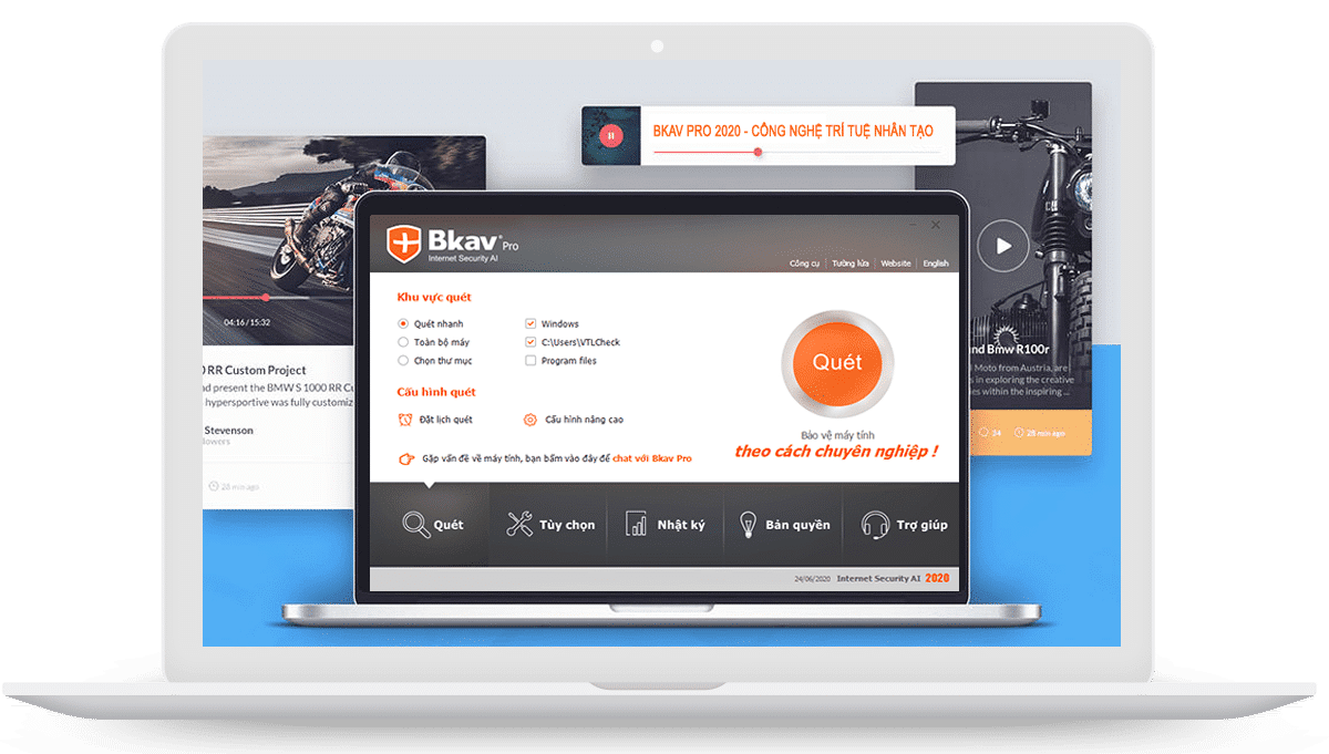 Bkav Pro 2021 Bản quyền chính hãng siêu khuyến mãi khủng